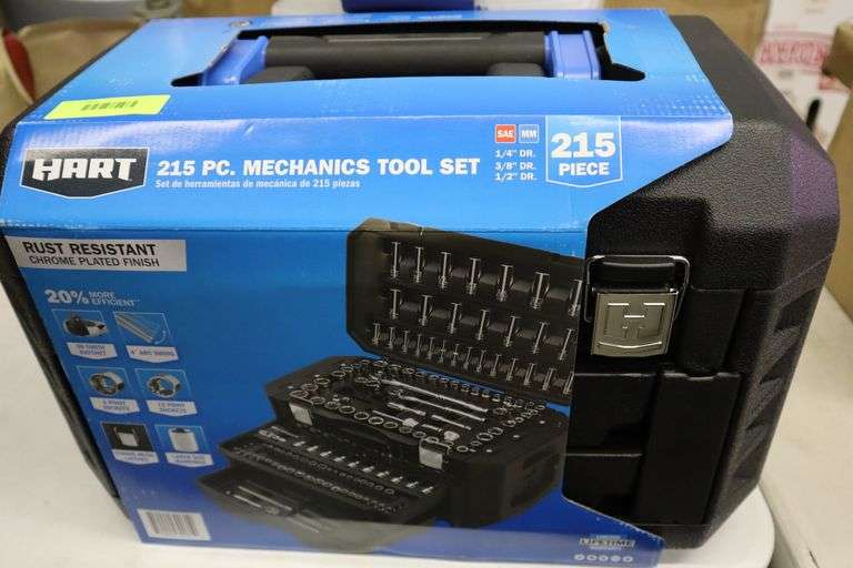Hart 215 pc mechanics set - Matthews Auctioneers