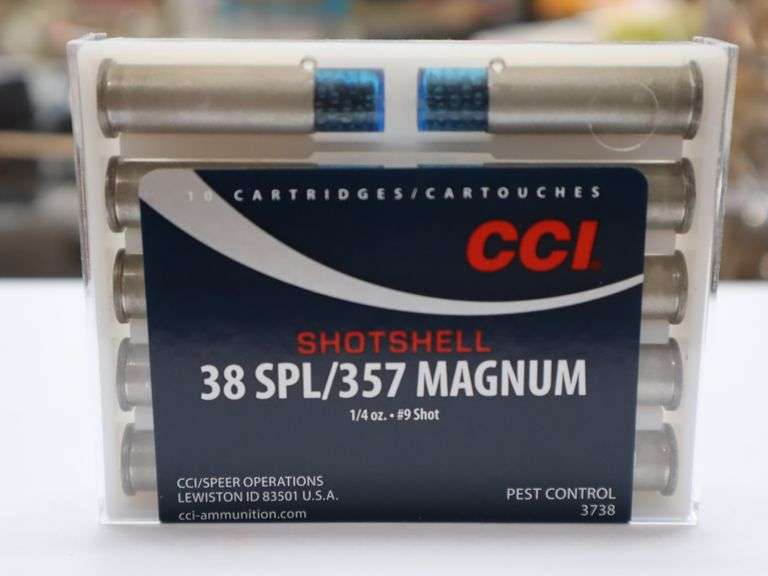 Cci 38 SPL/357 MAG SHOTSHELLS 10 RDS - Matthews Auctioneers