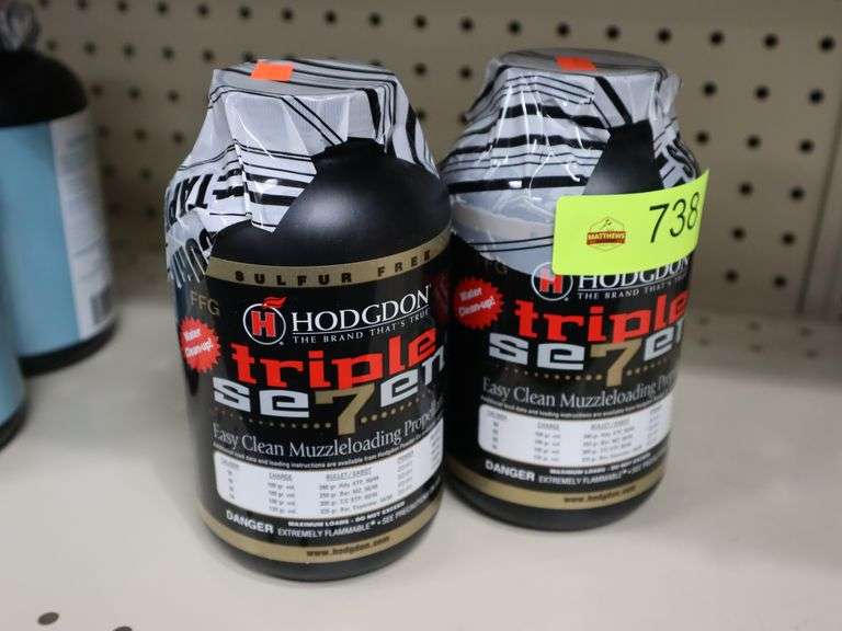 TRIPLE SEVEN MUZZLELOADER POWDER - Matthews Auctioneers