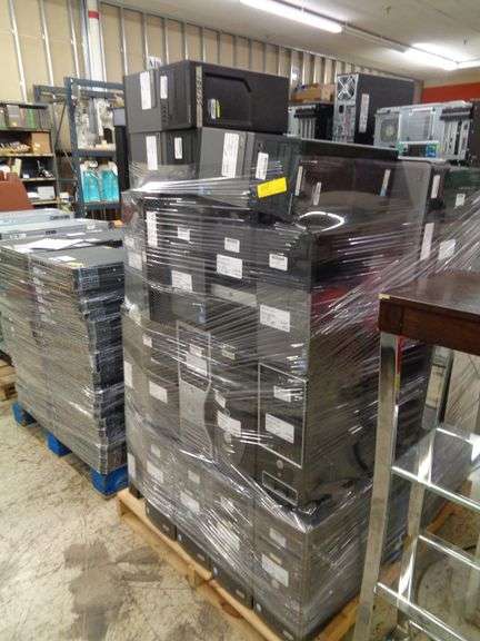 1 EACH-PALLET OF COMPUTERS HD REMOVED - Matthews Auctioneers