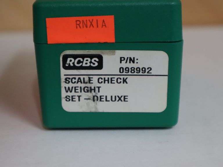 SCALE CHECK WEIGHT SET DELUXE - Matthews Auctioneers