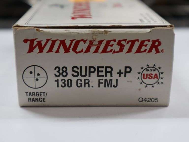 WINCHESTER 38 SUPER B 50 RDS - Matthews Auctioneers