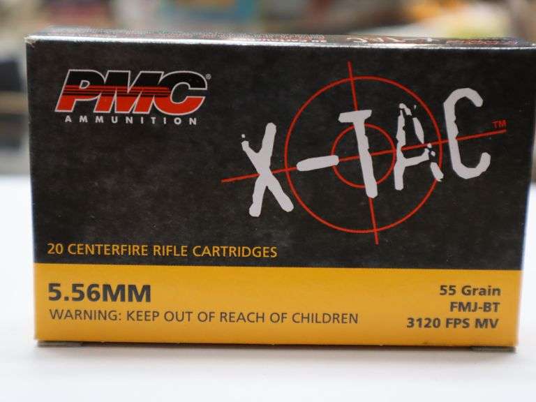 PMC 5.56 55GR FMJ-BT 20 RDS - Matthews Auctioneers