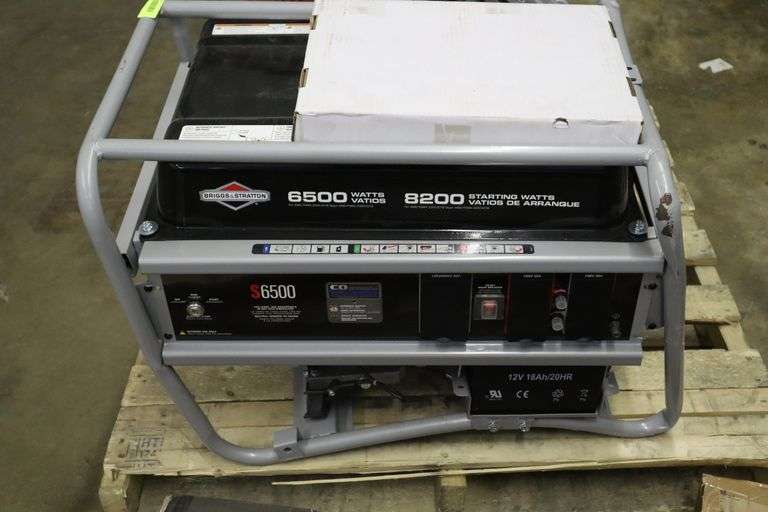 Briggs & Stratton 6500 watts Electric Switch Gasoline Powered Portable ...