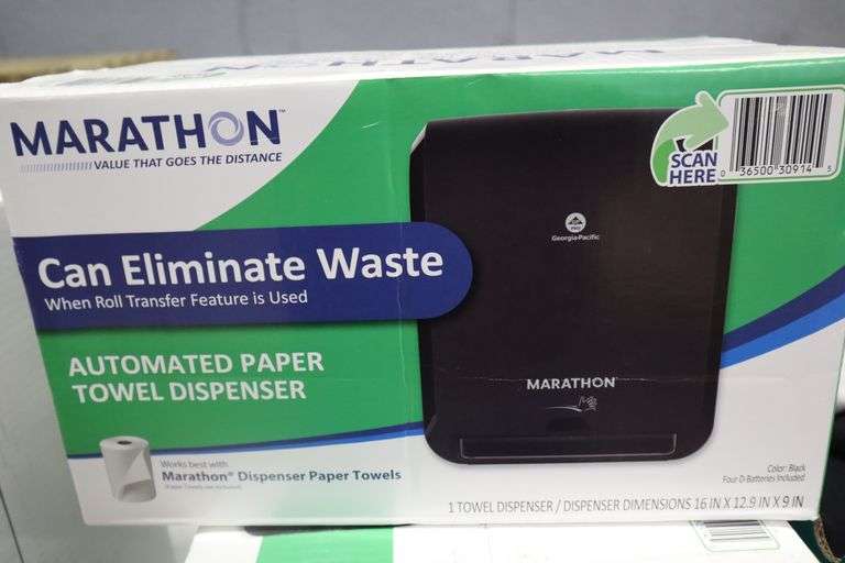 Marathon automated paper towel dispenser - Matthews Auctioneers