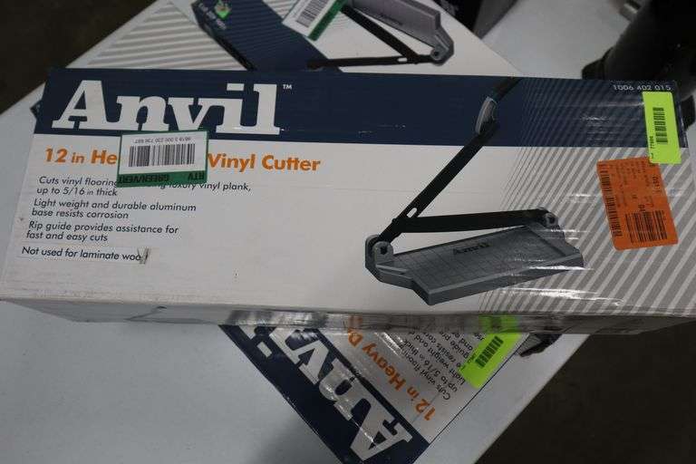 Anvil 12" heavy duty vinyl cutter - Matthews Auctioneers