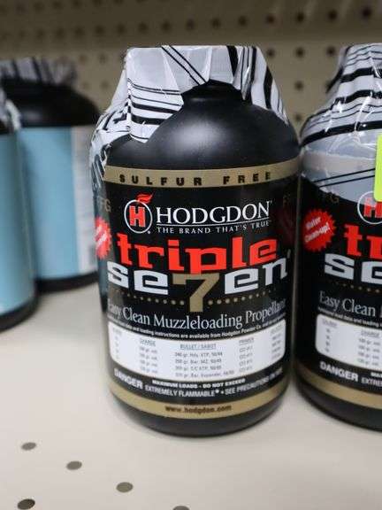 TRIPLE SEVEN MUZZLELOADER POWDER - Matthews Auctioneers