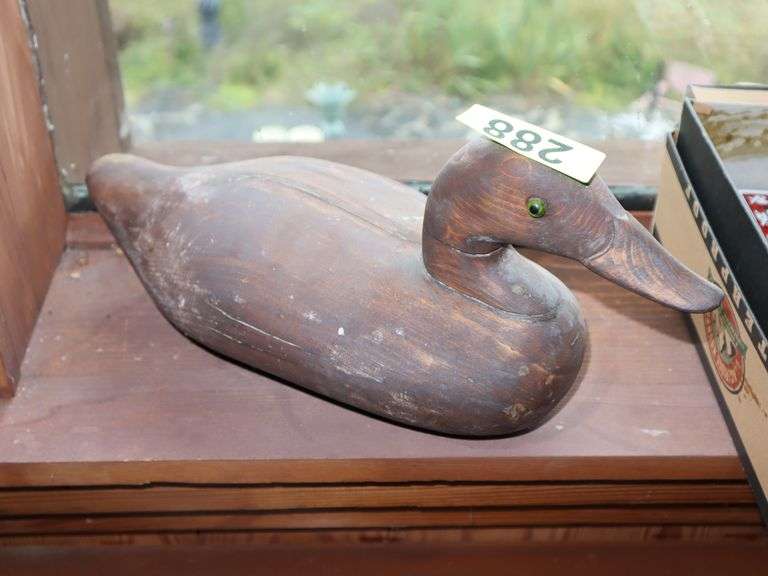 Old Wood Duck Decoy - Matthews Auctioneers