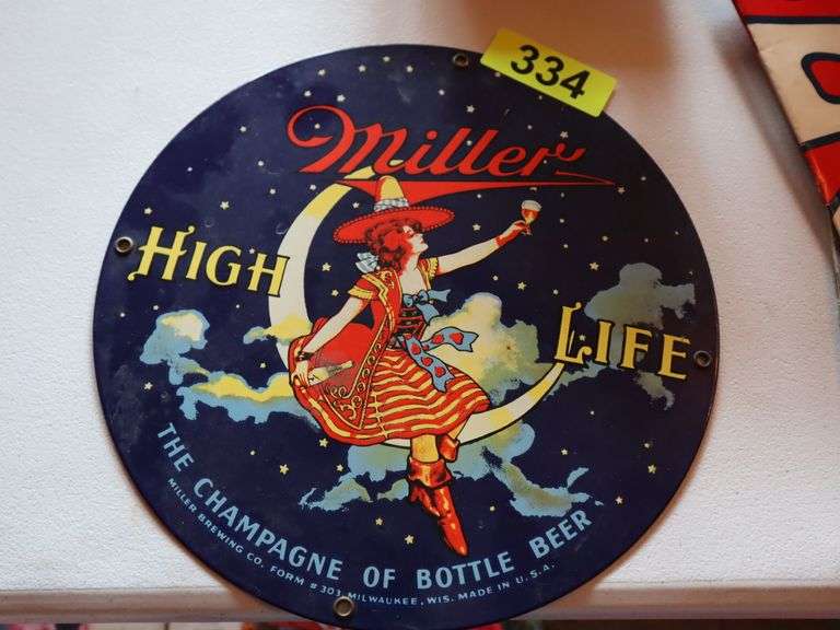 Metal Miller Sign - Matthews Auctioneers