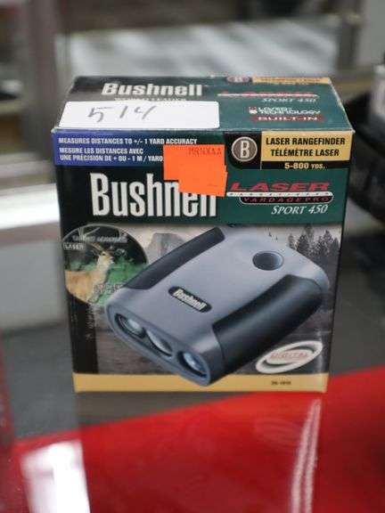 BUSHNELL SPORT 450 LASER RANGE FINDER 5-800 YDS - Matthews Auctioneers