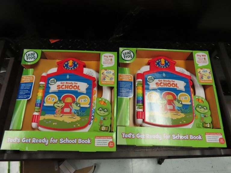(2) Leap Frog tad's get ready for school book - Matthews Auctioneers