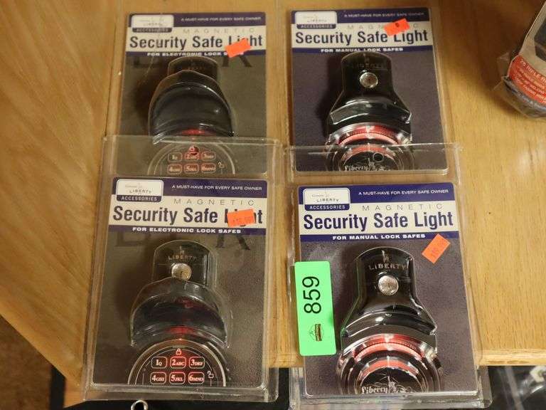 4 LIBERTY MAGNETIC SECURITY SAFE LIGHTS - Matthews Auctioneers