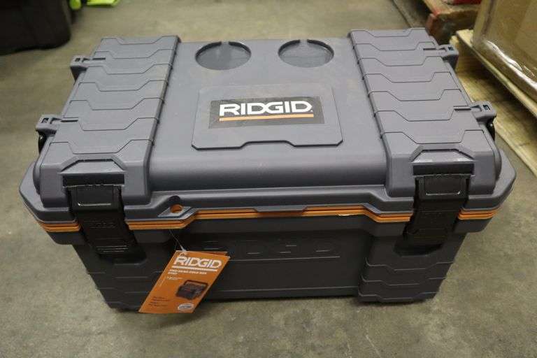 Ridgid pro gear cold box 27 qt - Matthews Auctioneers