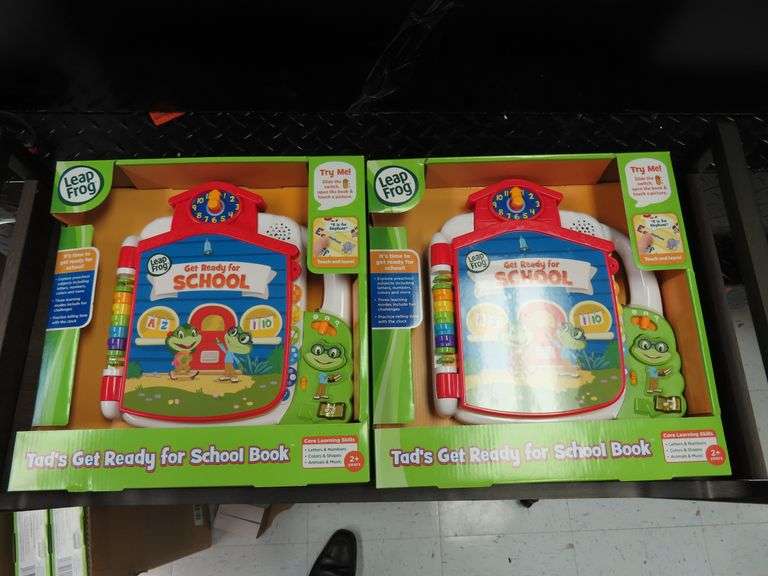(2) Leap Frog tad's get ready for school book - Matthews Auctioneers