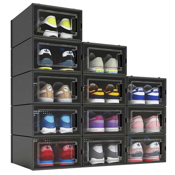 12 pack shoe organizer boxes - Matthews Auctioneers