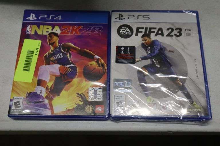 PS4 NBA 2K23 Game and PS5 Fifa 2K23 Game - Matthews Auctioneers
