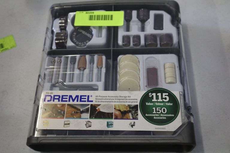 Dremel all purpose accessory storage kit - Matthews Auctioneers