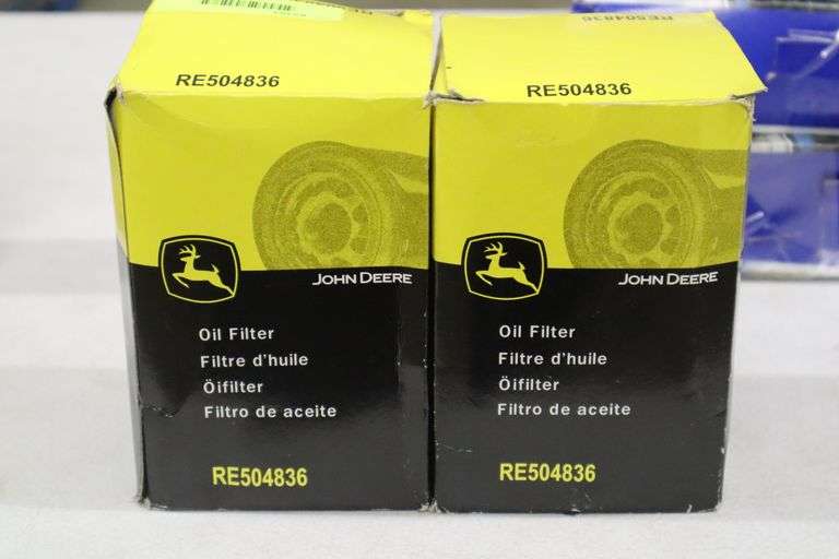 (2) John Deere RE504836 Oil Filter - Matthews Auctioneers