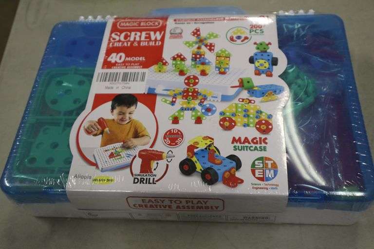 Magic Block Screw Creat & Build 40 Model - Matthews Auctioneers