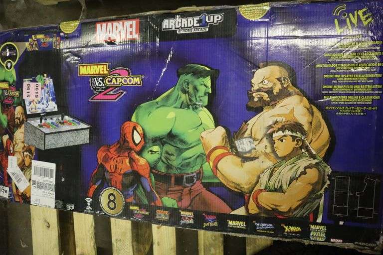 Arcade1Up Marvel vs capcom 2 arcade - Matthews Auctioneers