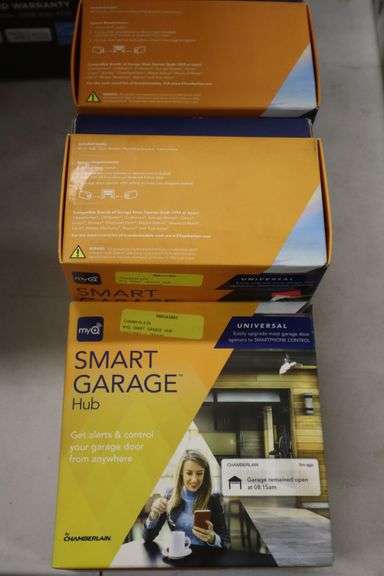 (3) MyQ Smart Garage Hub - Matthews Auctioneers