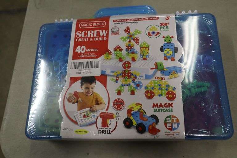 Magic Block Screw Creat & Build 40 Model - Matthews Auctioneers