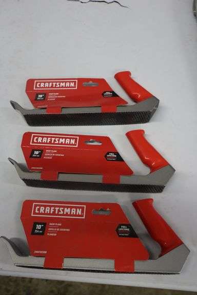 (3) Craftsman 10" Rasp plane - Matthews Auctioneers