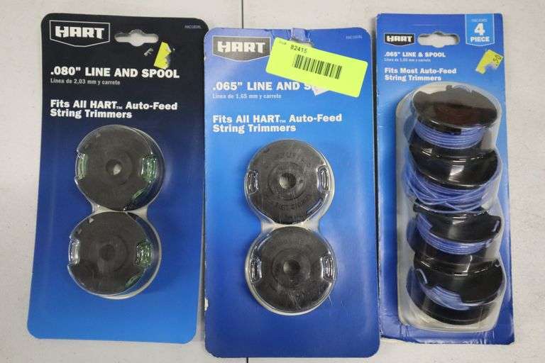 (3) Hart Line and spool assorted sizes - Matthews Auctioneers
