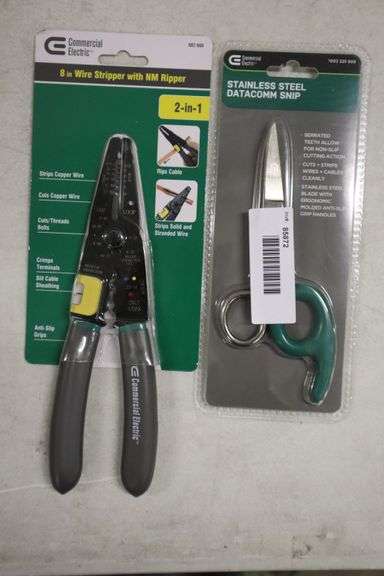 Commerical Electric 8 in wire stripper with NM Ripper and stainless ...