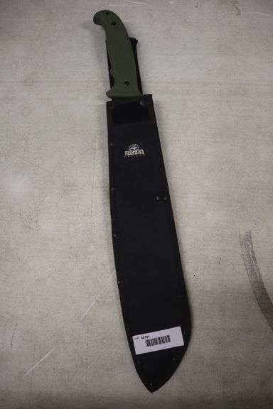 Redhead machete with sheath - Matthews Auctioneers