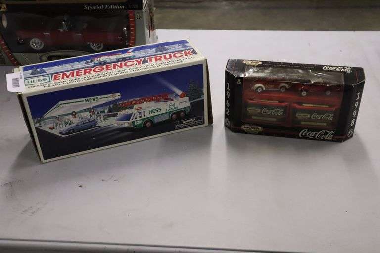 Hess Emergency Truck, Matchbox collectibles Coca-Cola - Matthews ...