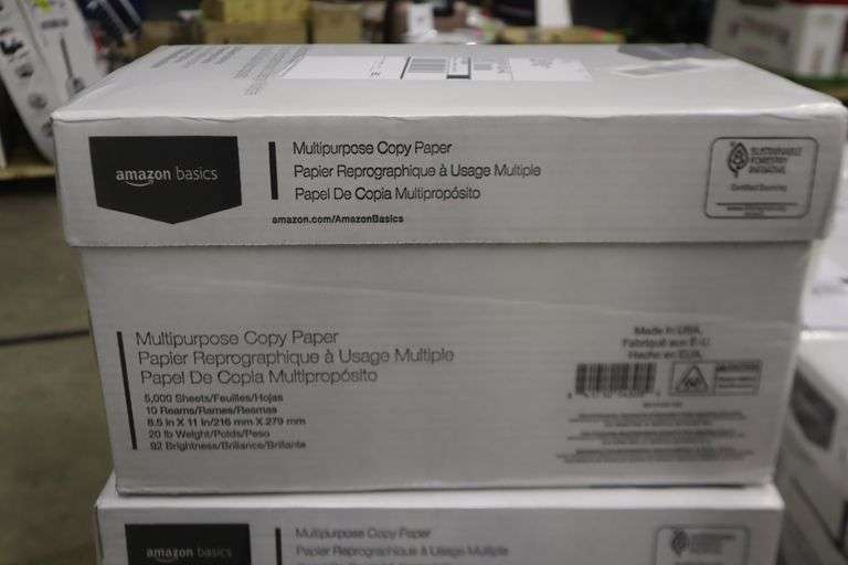 Case of 5,000 sheet copy paper - Matthews Auctioneers