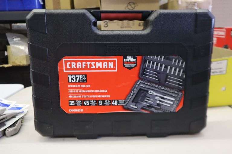 Craftsman 137 pc Mechanics Tool Set - Matthews Auctioneers
