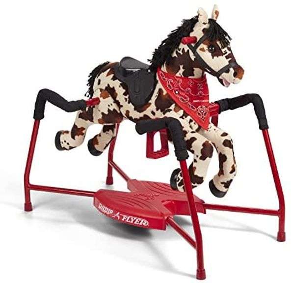 Radio Flyer Freckles Plush Interactive Riding Horse - Matthews Auctioneers