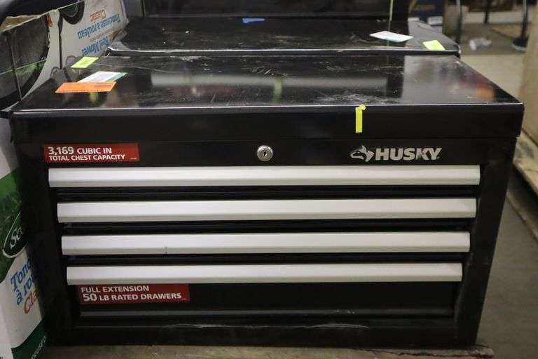 Husky 4 drawer tool chest - Matthews Auctioneers