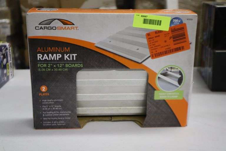 Cargosmart Aluminum Ramp Kit for 2"x12" Boards - Matthews Auctioneers