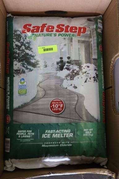 50 lb safe step fast acting ice melter - Matthews Auctioneers