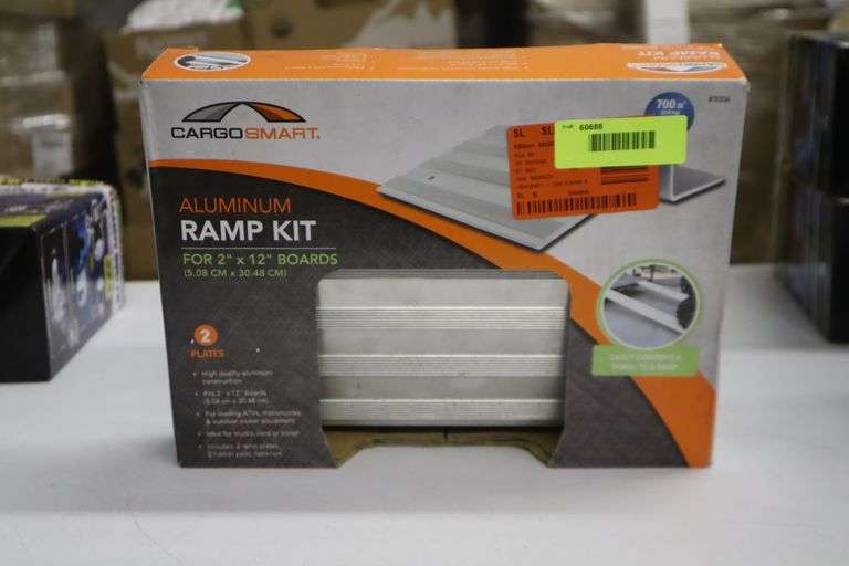 Cargosmart Aluminum Ramp Kit for 2"x12" Boards - Matthews Auctioneers