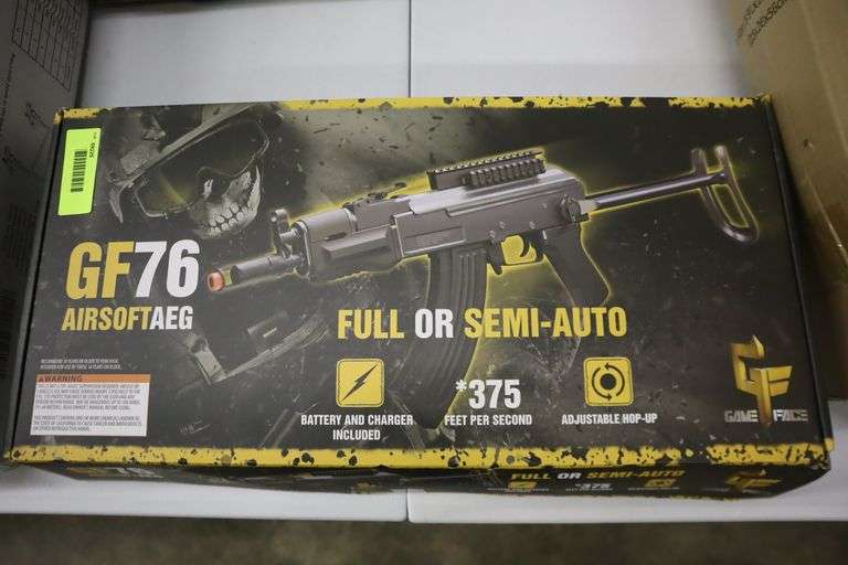 GF76 Airsoft AEG Gun full or semi auto - Matthews Auctioneers