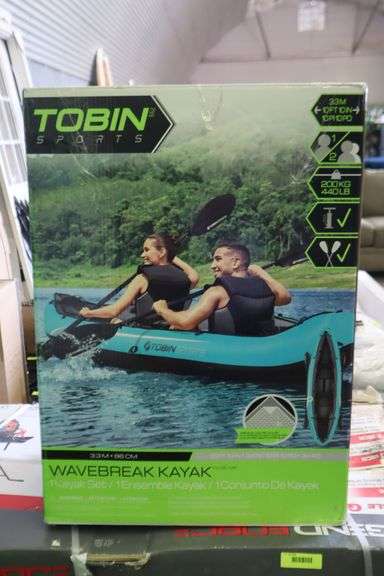 Tobin Sports Wavebreak Kayak Inflatable Kayak - Matthews Auctioneers