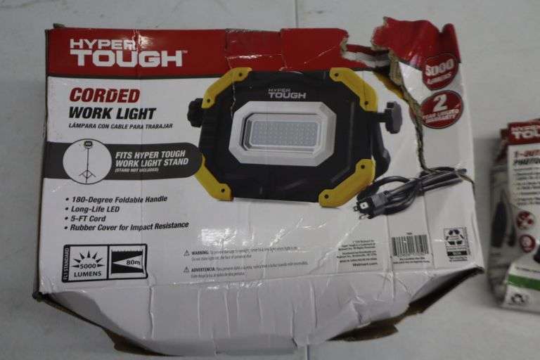 Hyper Tough Corded Work Light and 1 outlet photocell timer - Matthews ...