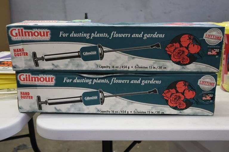 (2) Gilmour hand duster - Matthews Auctioneers