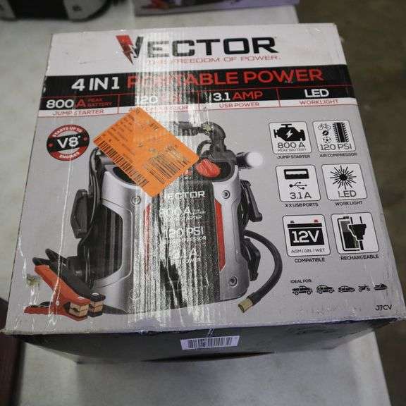 Vector 4 in 1 portable power - Matthews Auctioneers