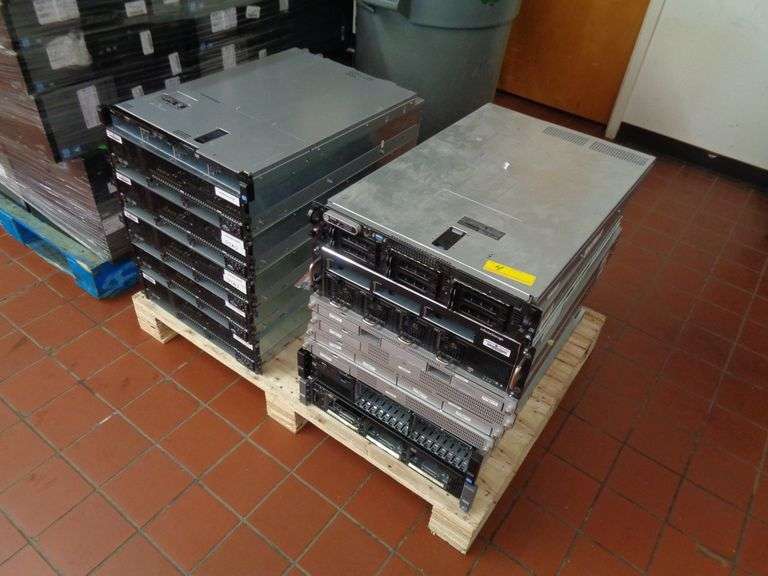 1 EACH-PALLET OF SERVERS HD REMOVED - Matthews Auctioneers