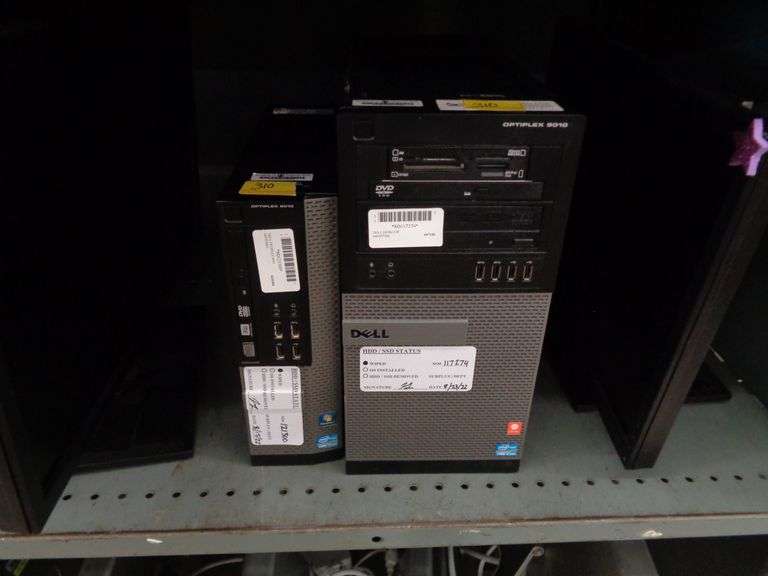 2 EACH-DELL OPTIPLEX 9010 WITH MONITOR - Matthews Auctioneers