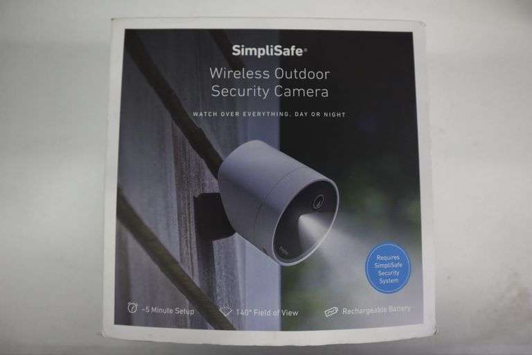 SimpliSafe Wireless Outdoor Security Camera - Matthews Auctioneers