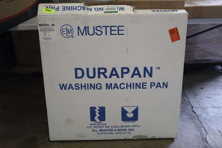 Mustee Durapan washing machine pan - Matthews Auctioneers