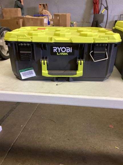 Ryobi Tool Box -Latches are Broken - Matthews Auctioneers