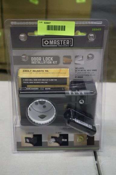 Master Mechanic Door Lock Installation Kit - Matthews Auctioneers