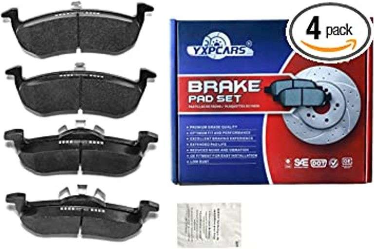 YXPCARS Ceramic Brake Pads Rear Pads Set D1279 Premium Quality For 2007 - 2017 Ford Expedition ...